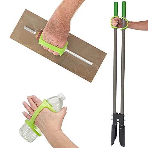 EaZyHold Adaptive Handle for Sports, Tools, Cups and Bottles for Kids, Adults, Veterans, Seniors, Independent Living Accessory for Weak Grip, Stroke, Cerebral Palsy, Arthritis (2 Pack)