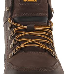 Cat Footwear Men's Outline Soft Toe Work Boot, Seal Brown, 9