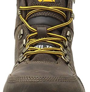 Cat Footwear Men's Outline Steel Toe Work Boot, Seal Brown, 9.5