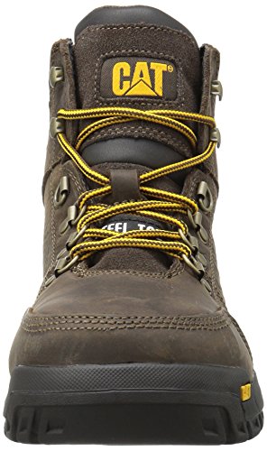 Cat Footwear Men's Outline Steel Toe Work Boot, Seal Brown, 9.5