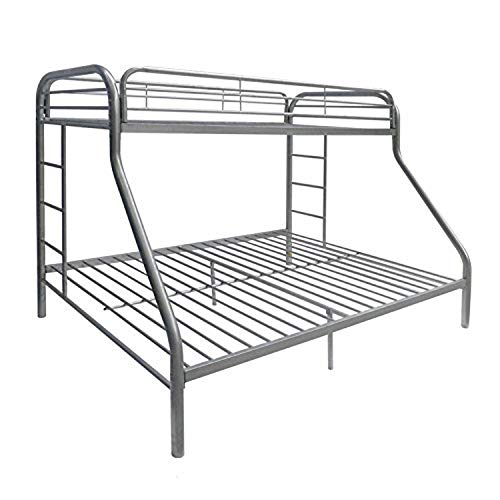 ACME Tritan Twin XL/Queen Bunk Bed - 02052SI - Silver