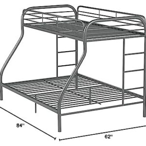 ACME Tritan Twin XL/Queen Bunk Bed - 02052SI - Silver