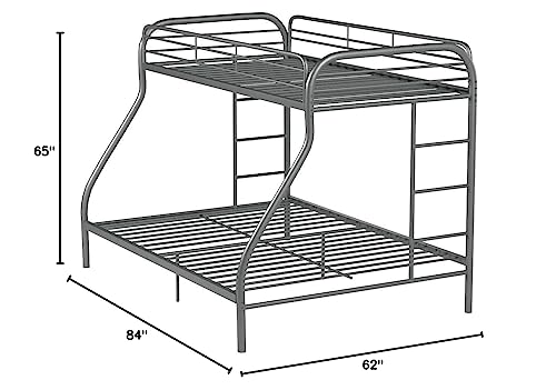 ACME Tritan Twin XL/Queen Bunk Bed - 02052SI - Silver