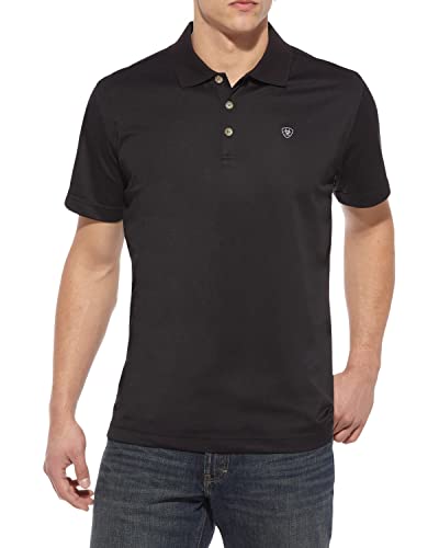 Ariat Men's TEK Polo - Black, X-Large Tall