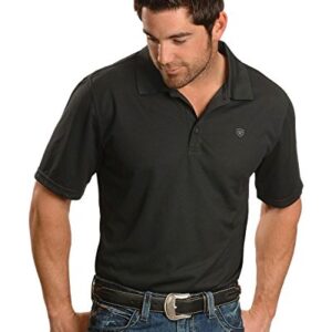 Ariat Men's TEK Polo - Black, X-Large Tall