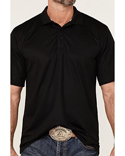 Ariat Men's TEK Polo - Black, X-Large Tall