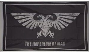 imperium of man warhammer galactic empire eagle flag banner 3x5 feet