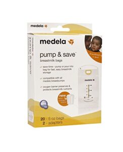 medela pump and save breastmilk bags, 20 count