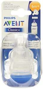 philips id scf424/27 philips avent anti-colic nipple, fast flow 6m+, 2 pack