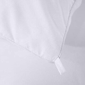 Utopia Bedding Down Alternative Comforter (Twin, White) - All Season Comforter - Plush Siliconized Fiberfill Duvet Insert - Box Stitched