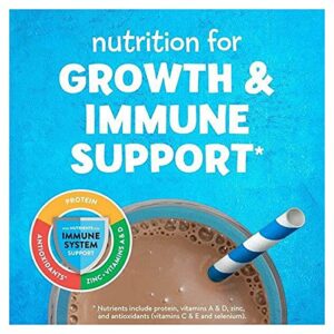 PediaSure Grow & Gain with Immune Support, Kids Protein Shake, 27 Vitamins and Minerals, 7g Protein, Helps Kids Catch Up On Growth, Non-GMO, Gluten-Free, Chocolate 8 Fl Oz (Pack of 6)