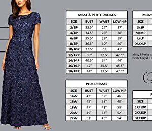 Alex Evenings womens Plus Size Long Cold Shoulder With Ruched Skirt Special Occasion Dress, Smoke Glitter, 16 Plus