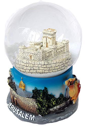 Snowdome Israel Templ of Jerusalem Snowglobe Second Temple holyland 93mm