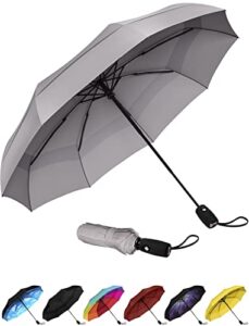 repel umbrella the original portable travel umbrella - umbrellas for rain windproof, strong compact umbrella for wind and rain, perfect car umbrella, golf umbrella, backpack, and on-the-go