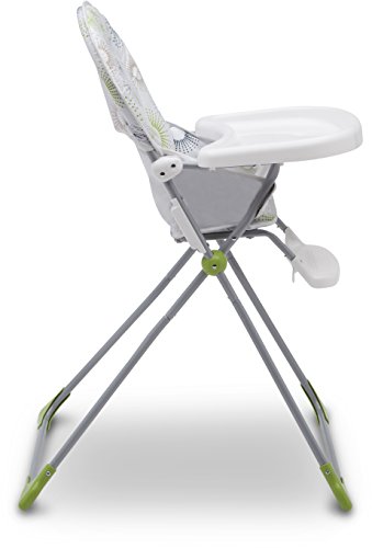 Delta Children EZ-Fold High Chair for Babies and Toddlers - Compact High Chair with Adjustable Tray, Starburst