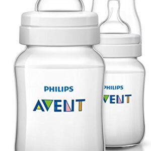 Philips Avent Anti-Colic Baby Bottles Clear, 9oz, 2 Piece