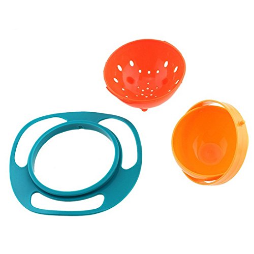 LiangTing Spill Resistant Gyro Bowl with Lid