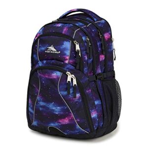 high sierra swerve laptop backpack, cosmos/midnight blue, one size