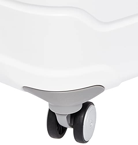 Samsonite Freeform Hardside Expandable with Double Spinner Wheels, Checked-Large 28-Inch, White