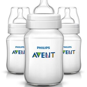 Philips Avent Anti-colic Baby Bottles Clear, 9oz 3 Piece