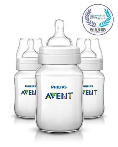 Philips Avent Anti-colic Baby Bottles Clear, 9oz 3 Piece