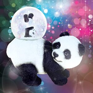 COTA Global Panda Snow Globe - Wildlife Animal Water Globe Figurine with Sparkling Glitter, Zoo Collectible Novelty Ornament for Home Decor, for Birthdays, Christmas, Valentine – 45mm