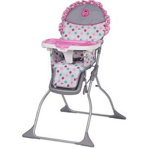 disney baby simple fold plus high chair, minnie dot fun