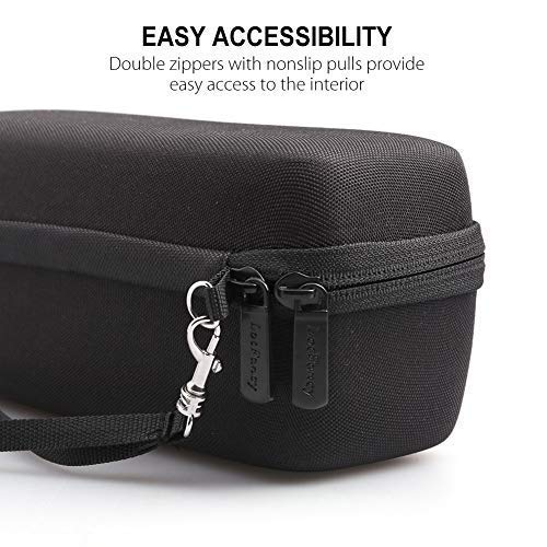 Hard Case Fits for Bose SoundLink Mini/Mini 2 Bluetooth Speaker with Soft Silicone Cover Mesh Pocket for Accessories, Black