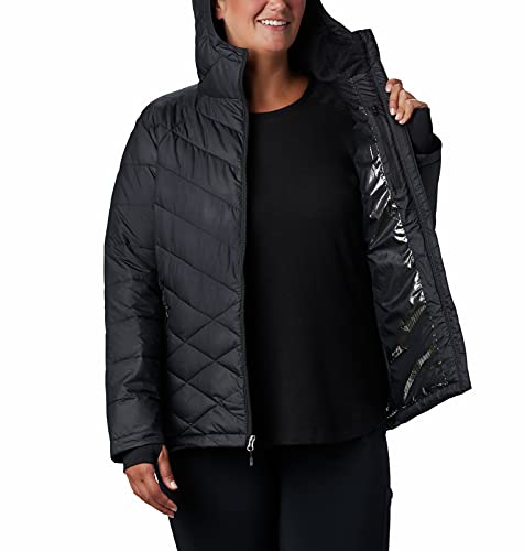 Columbia Women's Heavenly Hooded Jacket, Black, Small