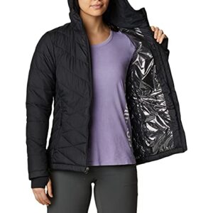 Columbia Women's Heavenly Hooded Jacket, Black, Small