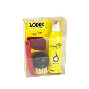 Lodge Seasoned Cast Iron Care Kit, 6 Ounce