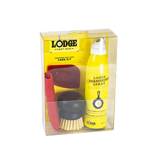 Lodge Seasoned Cast Iron Care Kit, 6 Ounce