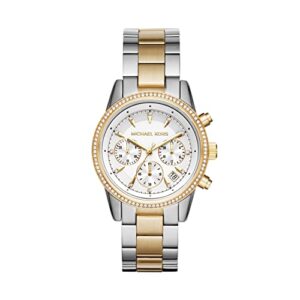 michael kors women's ritz silver-tone watch mk6474