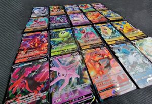 pokemon tcg : 100 card lot rare, com/unc, holo & guaranteed ex, mega or full art