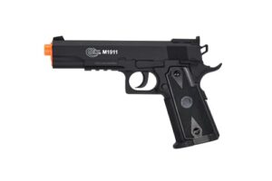 soft air usa colt special combat 1911 co2 powered airsoft pistol, black, 400-450 fps