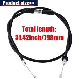 QAZAKY 31inch Throttle Cable Line for 49cc 50cc 70cc 90cc 110cc 125cc Kids ATV Quad 4 Wheeler Mini Pit Dirt Bike TaoTao Kazuma Buyang Coolsport Roketa Sunl Baja Kymco