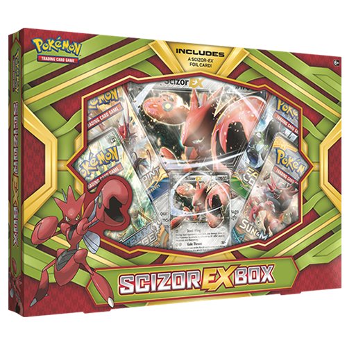 Pokemon Cards Pokscizorexbx Cards Pokémon TCG: Scizor-EX Box Game, Green