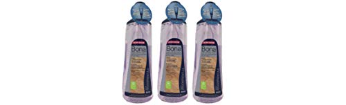 Bona Pro 33 Oz Hardwood Floor Cleaner Refill Cartridge, Premium No-Residue Formula, Ready-to-Use Cartridge For Bona Hardwood Floor Spray Mop, Cleans Dirty, Smudged Wood Floors (Pack of 3)