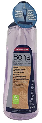 Bona Pro 33 Oz Hardwood Floor Cleaner Refill Cartridge, Premium No-Residue Formula, Ready-to-Use Cartridge For Bona Hardwood Floor Spray Mop, Cleans Dirty, Smudged Wood Floors (Pack of 3)