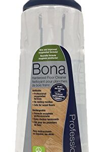 Bona Pro 33 Oz Hardwood Floor Cleaner Refill Cartridge, Premium No-Residue Formula, Ready-to-Use Cartridge For Bona Hardwood Floor Spray Mop, Cleans Dirty, Smudged Wood Floors (Pack of 3)