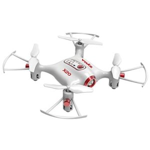 cheerwing syma x20 mini drone for kids and beginners rc nano quadcopter with auto hovering 3d flip(white)