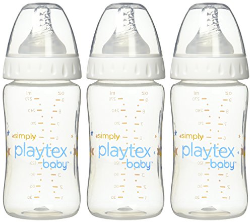 Simply Playtex BPA Free Baby Bottles, 9 Ounce - 3 Pack