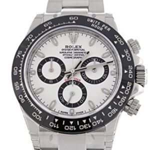 Rolex Cosmograph Daytona White Dial Stainless Steel Oyster Men's Watch 116500