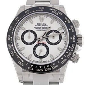 Rolex Cosmograph Daytona White Dial Stainless Steel Oyster Men's Watch 116500