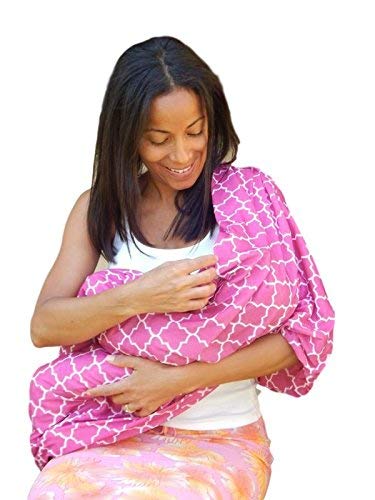 Nursing Scarf for Breastfeeding | Infinity Nursing Cover Hides Back for Privacy