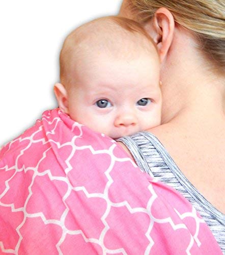 Nursing Scarf for Breastfeeding | Infinity Nursing Cover Hides Back for Privacy