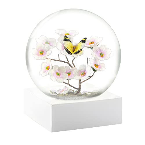 CoolSnowGlobes Butterfly on Branch Cool Snow Globe