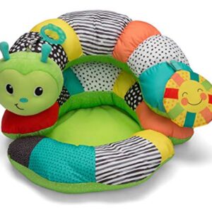 Infantino Prop-A-Pillar Tummy Time & Seated Support - Pillow Support for Newborn and Older Babies, with Detachable Support Pillow and Toys, 3 Piece Set (Pack of 1)