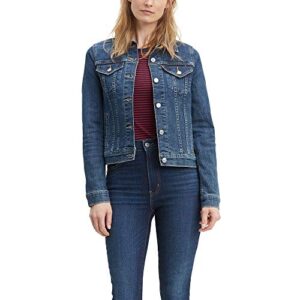 levi's women's original trucker jacket, sweet jane, large