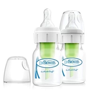 dr. brown's natural flow 2 pack bottles - 2 oz green